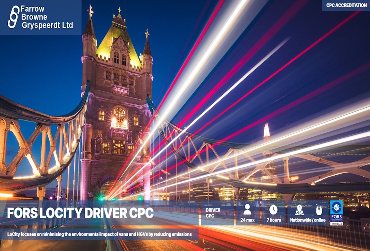 FORS Professional LoCITY Driving CPC Course (HGV) (LGV) - Archive - Old ...
